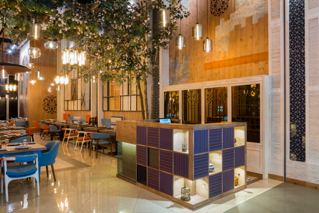 Awani Restaurant - Dubai Mall - Blue Camel